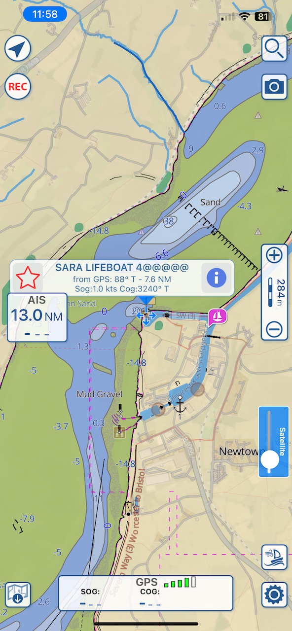 Real-time internet AIS Sharing to Navionics, iNavX, AquaMap, OpenCPN ...