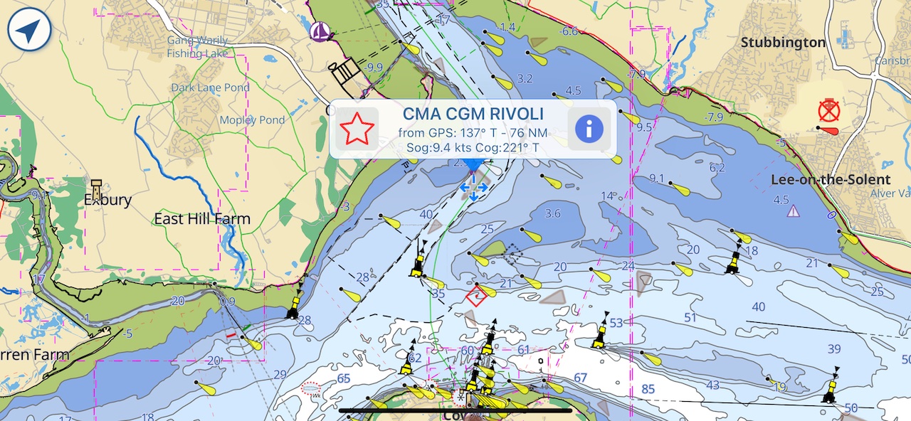 Aqua Map and Boat Beacon AIS Sharing – Pocket Mariner